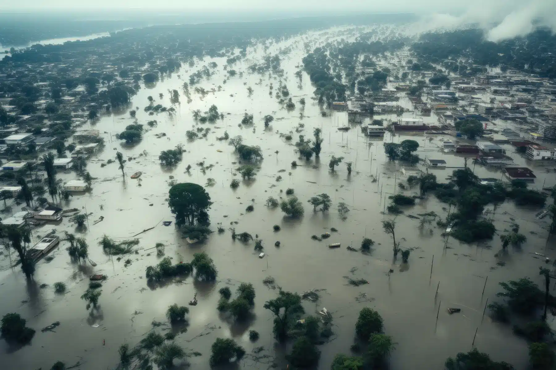 Vecteezy_ai-generated-aerial-view-of-the-flooding-in-the-town-of ...